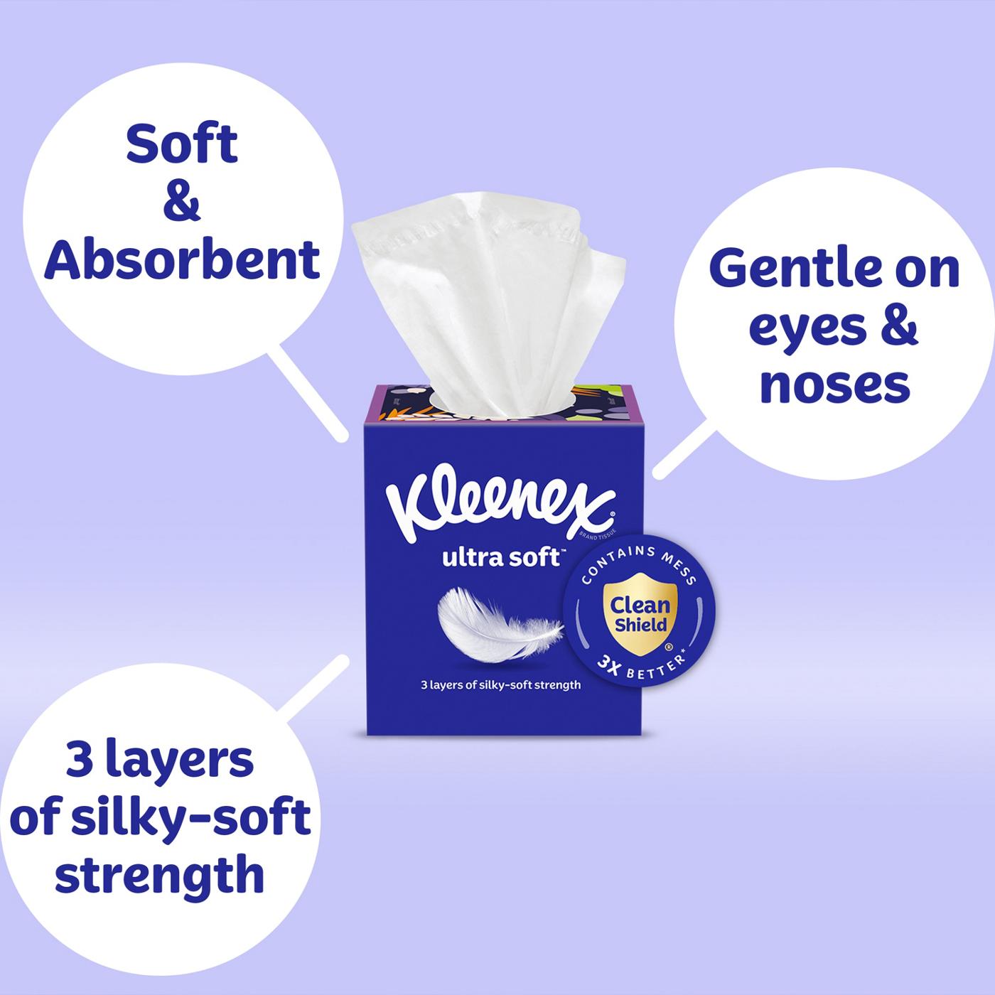 Kleenex Ultra Soft Facial Tissues Cube Box 3 Ply - Shop Facial tissue ...