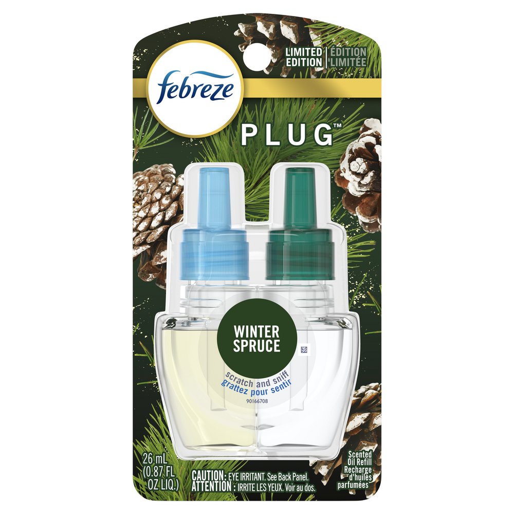 Febreze Plug Winter Spruce Scented Oil Refill - Shop Air fresheners at ...