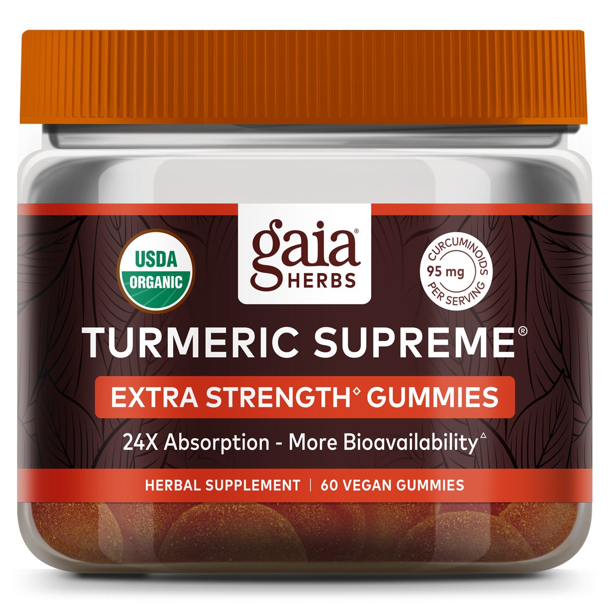 Gaia Herbs Tumeric Supreme Extra Strength Gummies - Shop Antioxidants ...