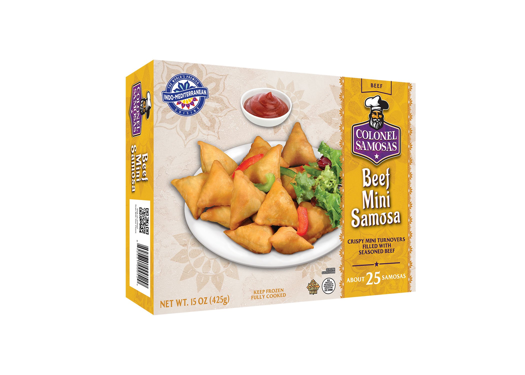 Colonel Kababz Beef Mini Samosa - Shop Entrees & sides at H-E-B