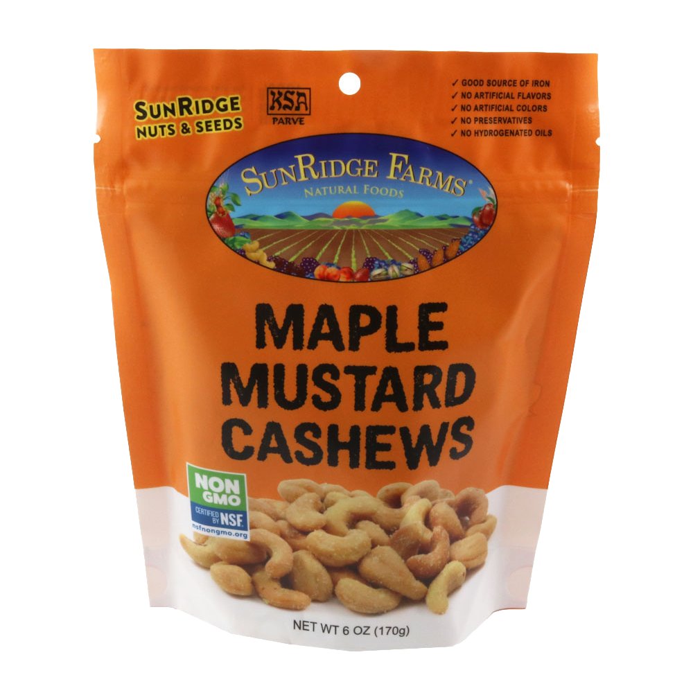 SunRidge Farms Maple Mustard Cashews - Shop Nuts & seeds at H-E-B