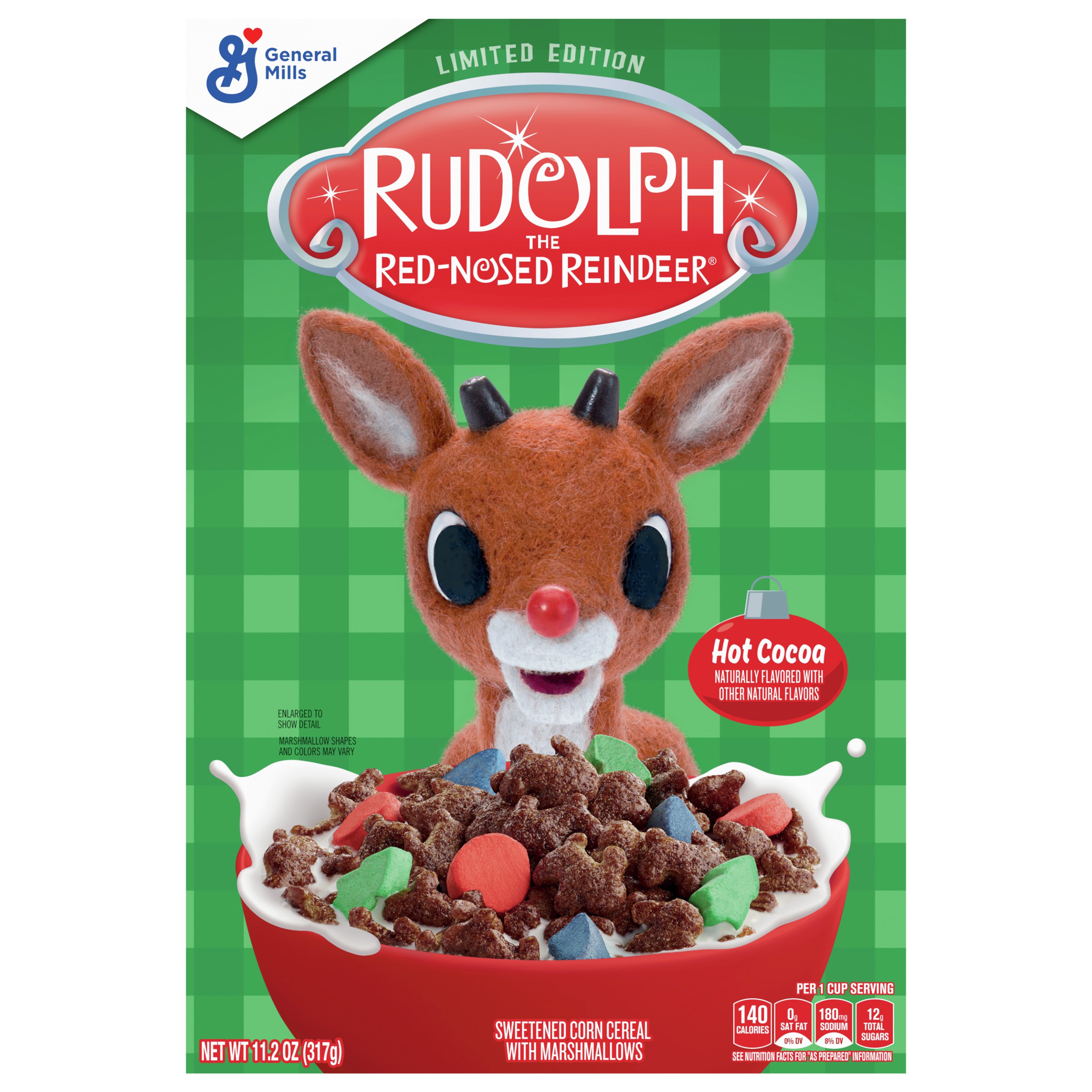 General Mills Rudolph the Red Nosed Reindeer Hot Cocoa Cereal - Shop Cereal at H-E-B