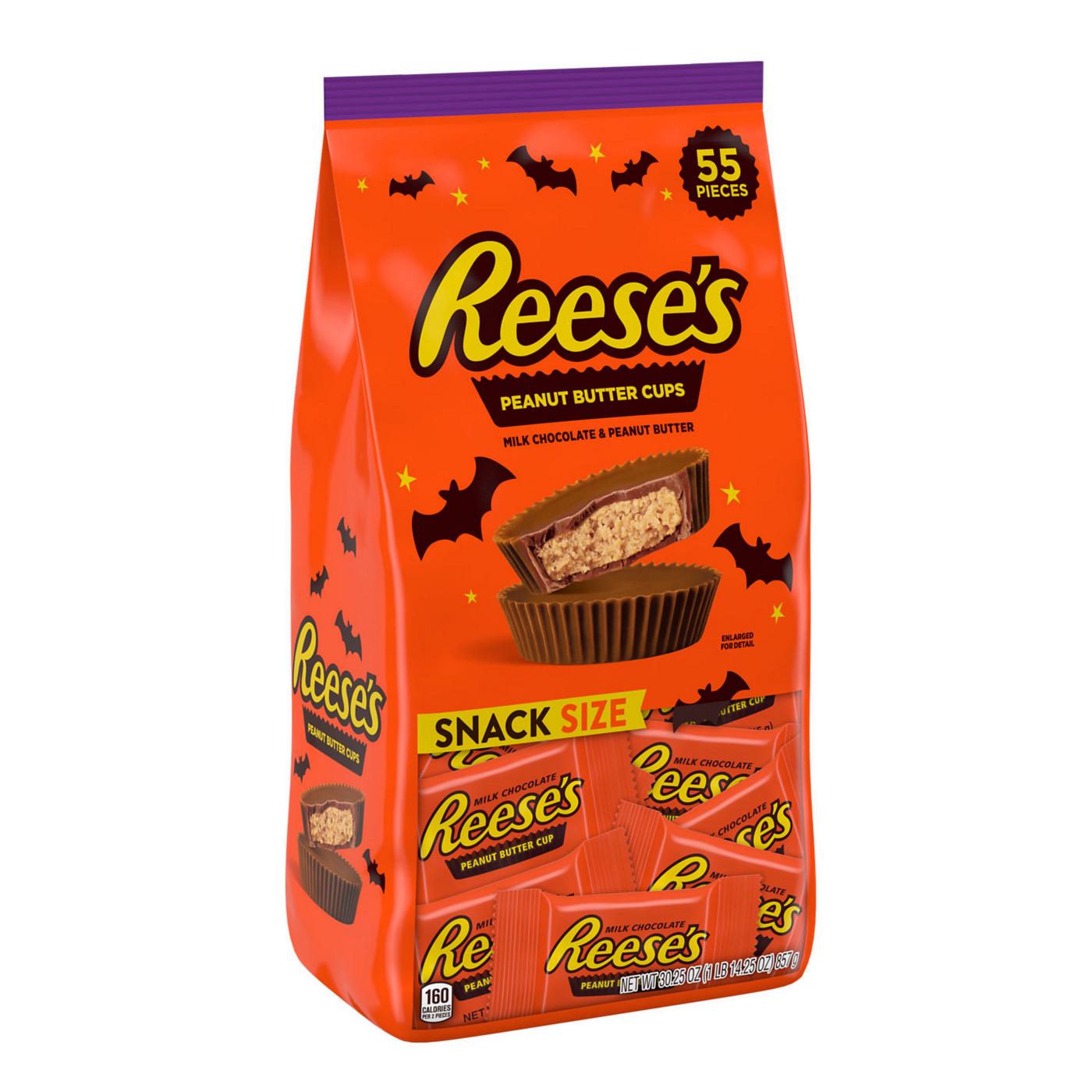 Reese's Milk Chocolate Peanut Butter Snack Size Halloween Cups - Shop ...