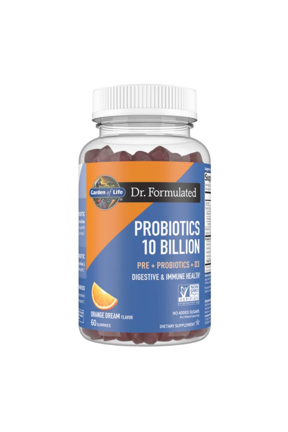 Garden of Life Dr. Formulated Probiotics 10 Billion Orange Dream ...