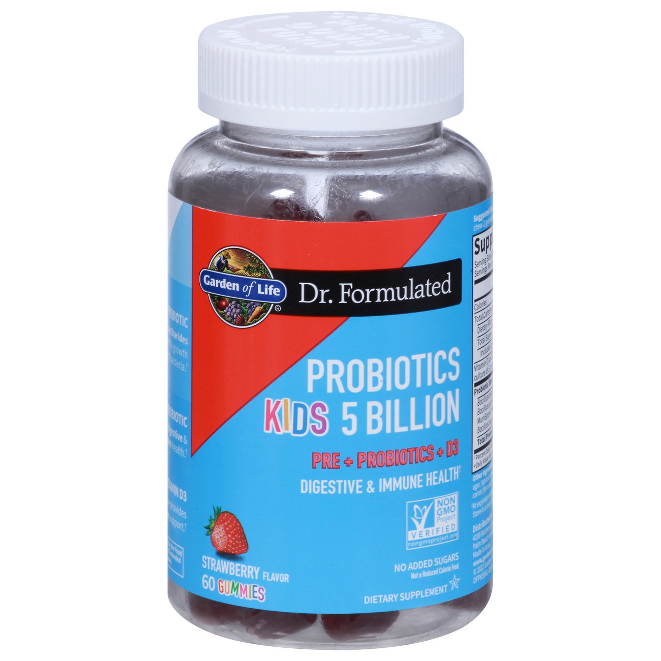 Garden of Life Dr. Formulated Probiotics Kids 5 Billion Gummies ...