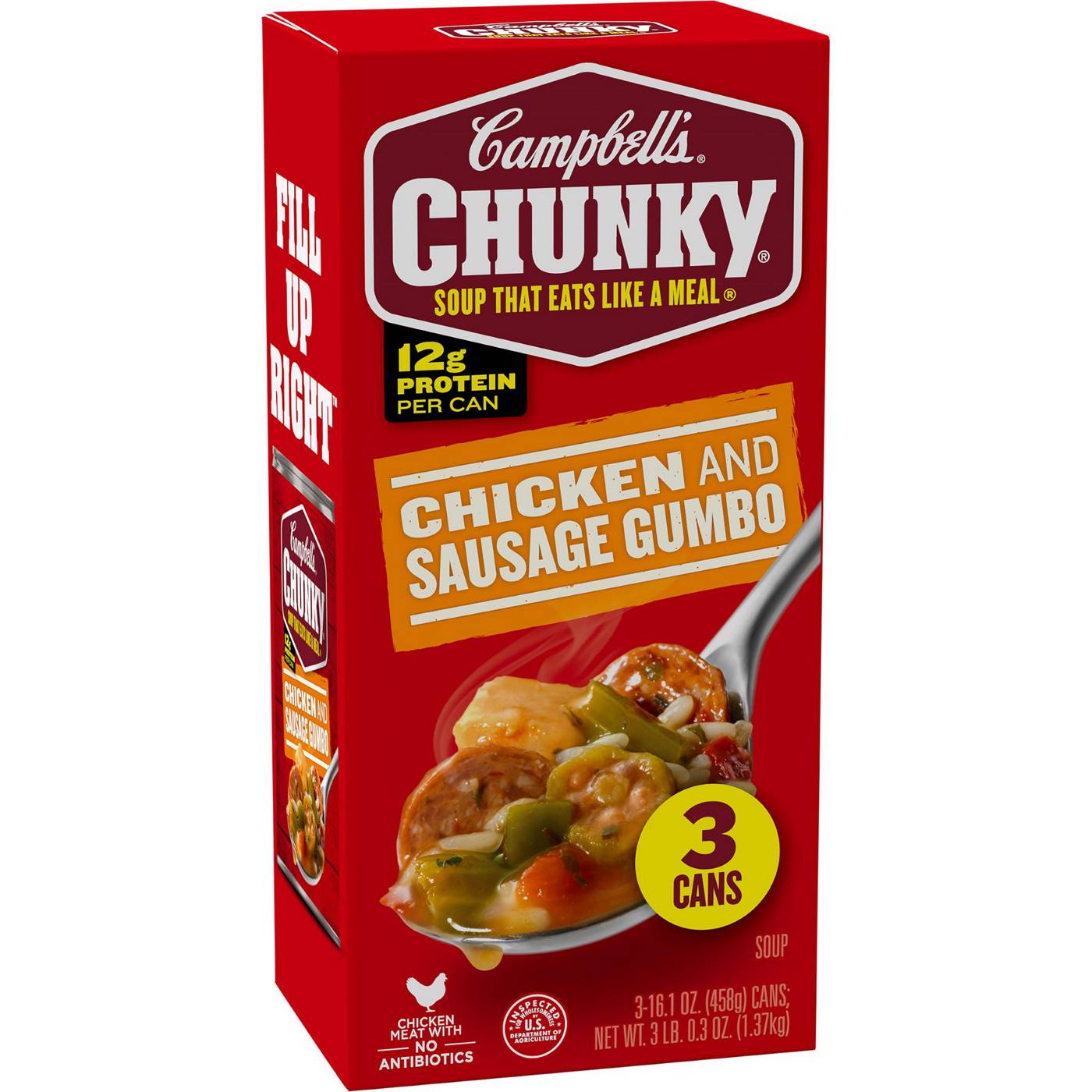 Campbell's Chunky Chicken and Sausage Gumbo - Shop Soups & chili at H-E-B