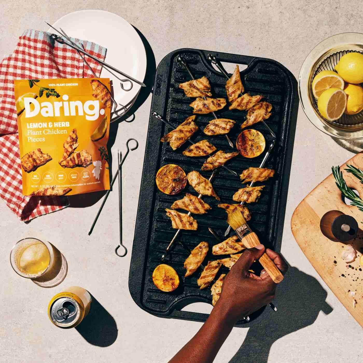 Daring Lemon and Herb Plant Chicken Pieces - Shop Meat alternatives at ...