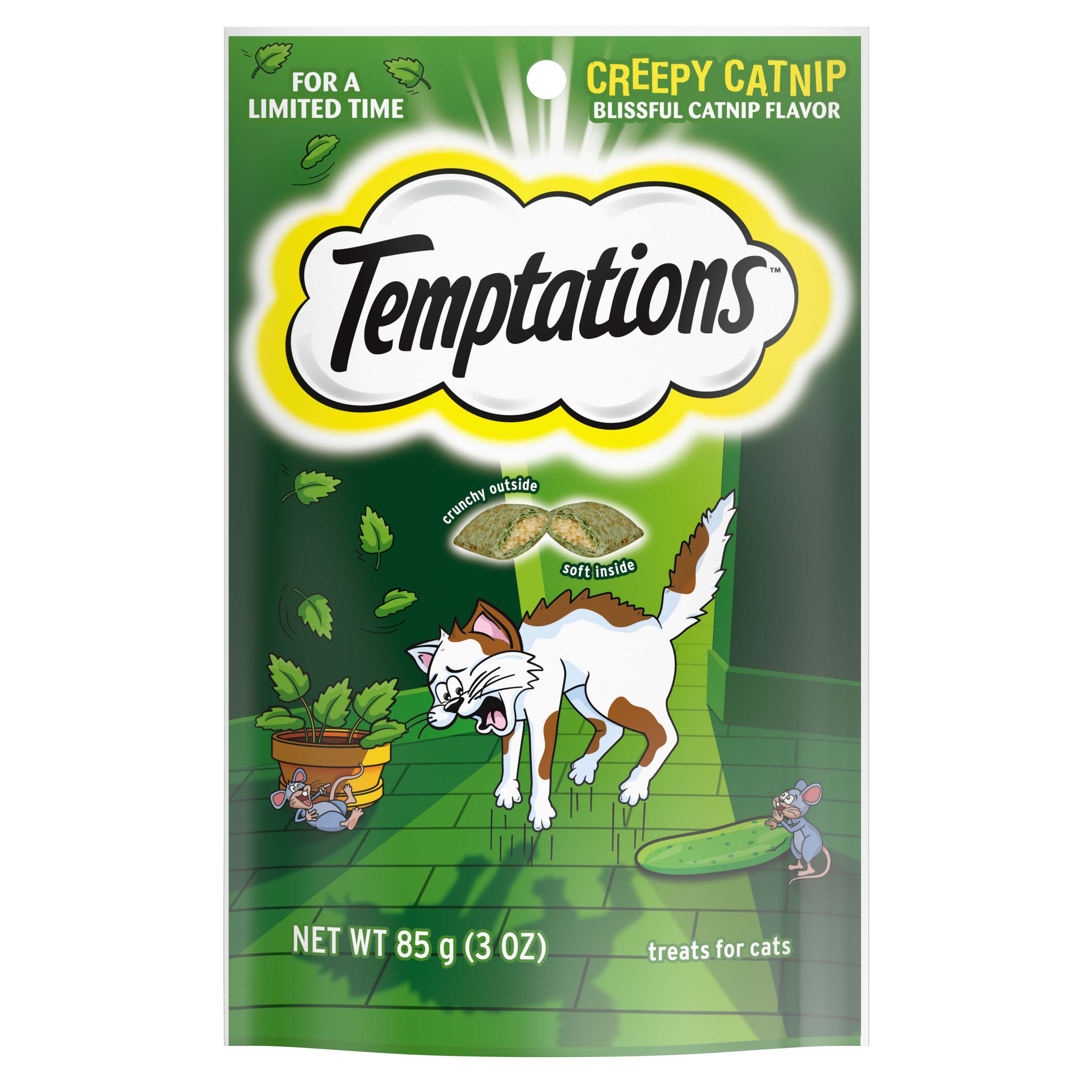 Temptations Classic Crunchy and Soft Cat Treats - Creepy Catnip ...