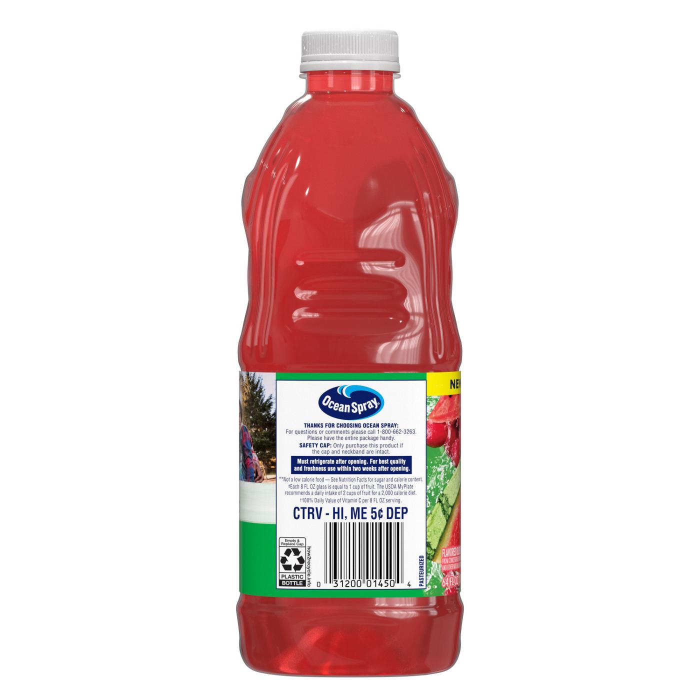 Ocean Spray No Sugar Added 100% Juice Cranberry Watermelon Juice Drink ...