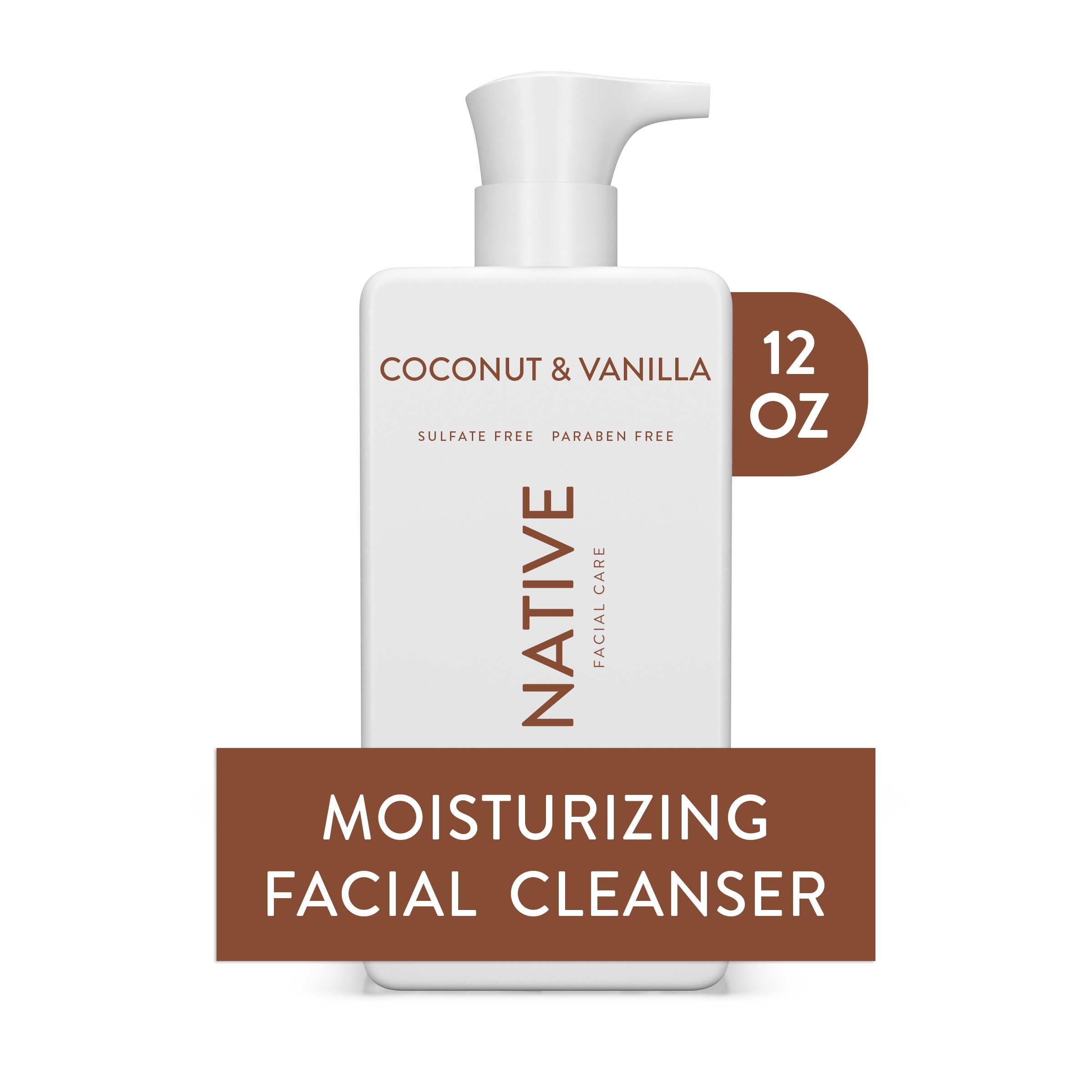 Native Moisturizing Facial Cleanser - Coconut & Vanilla - Shop Facial ...