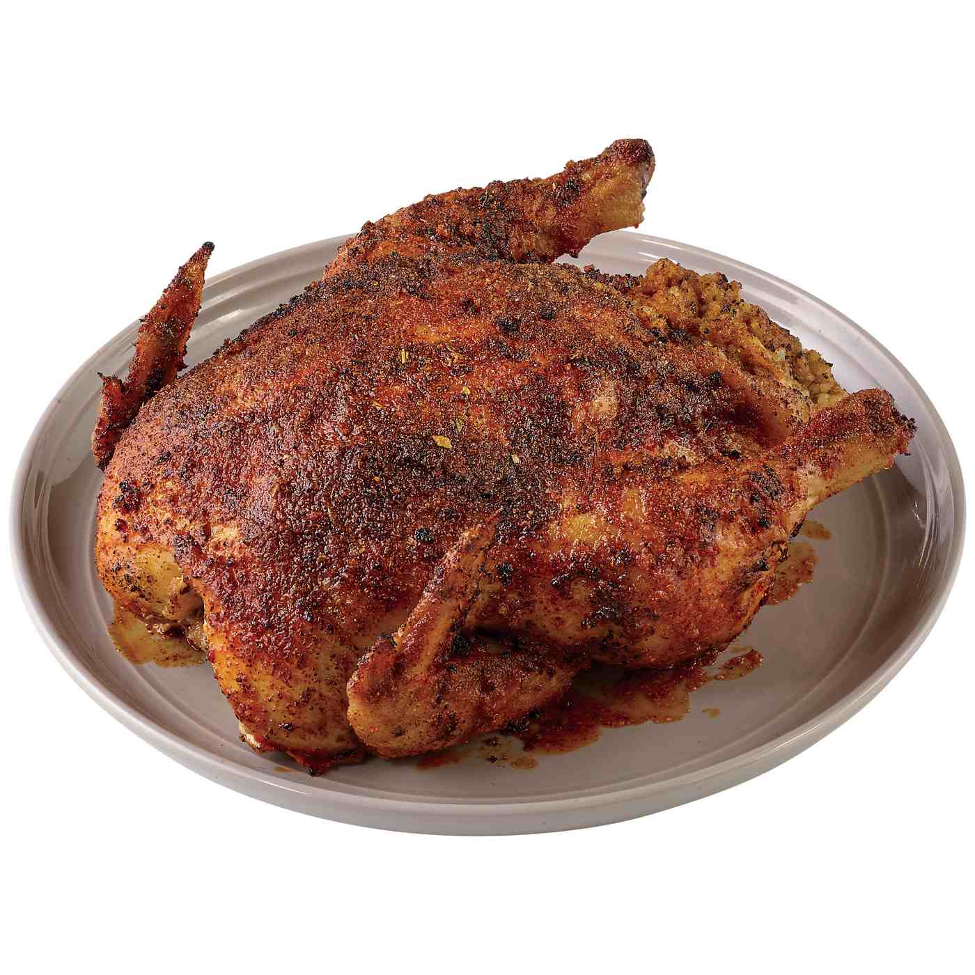 Meal Simple by H-E-B Cajun-Seasoned Whole Chicken & Boudin Stuffing ...