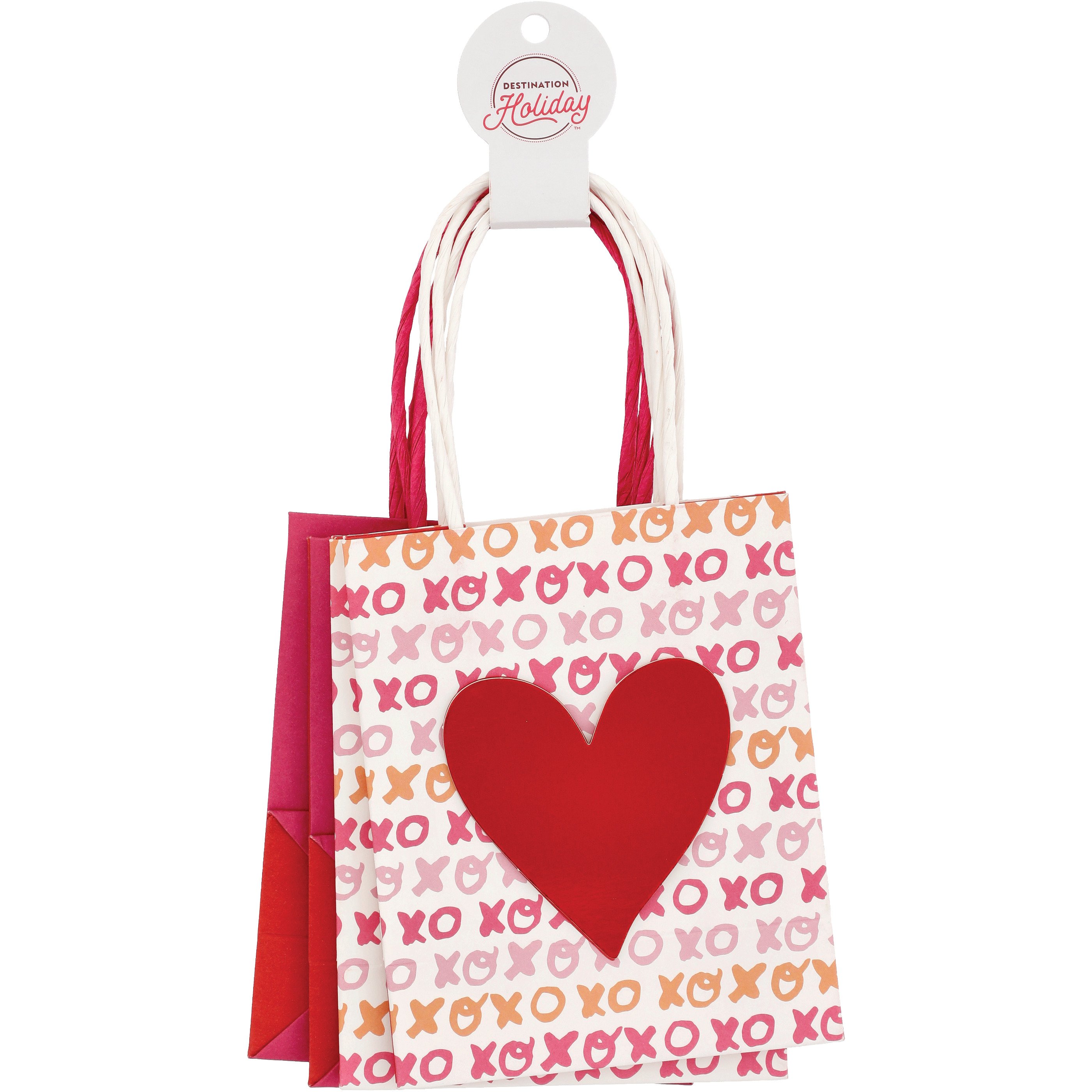Destination Holiday XOXO Assorted Valentine Gift Bags - Shop Gift wrap ...