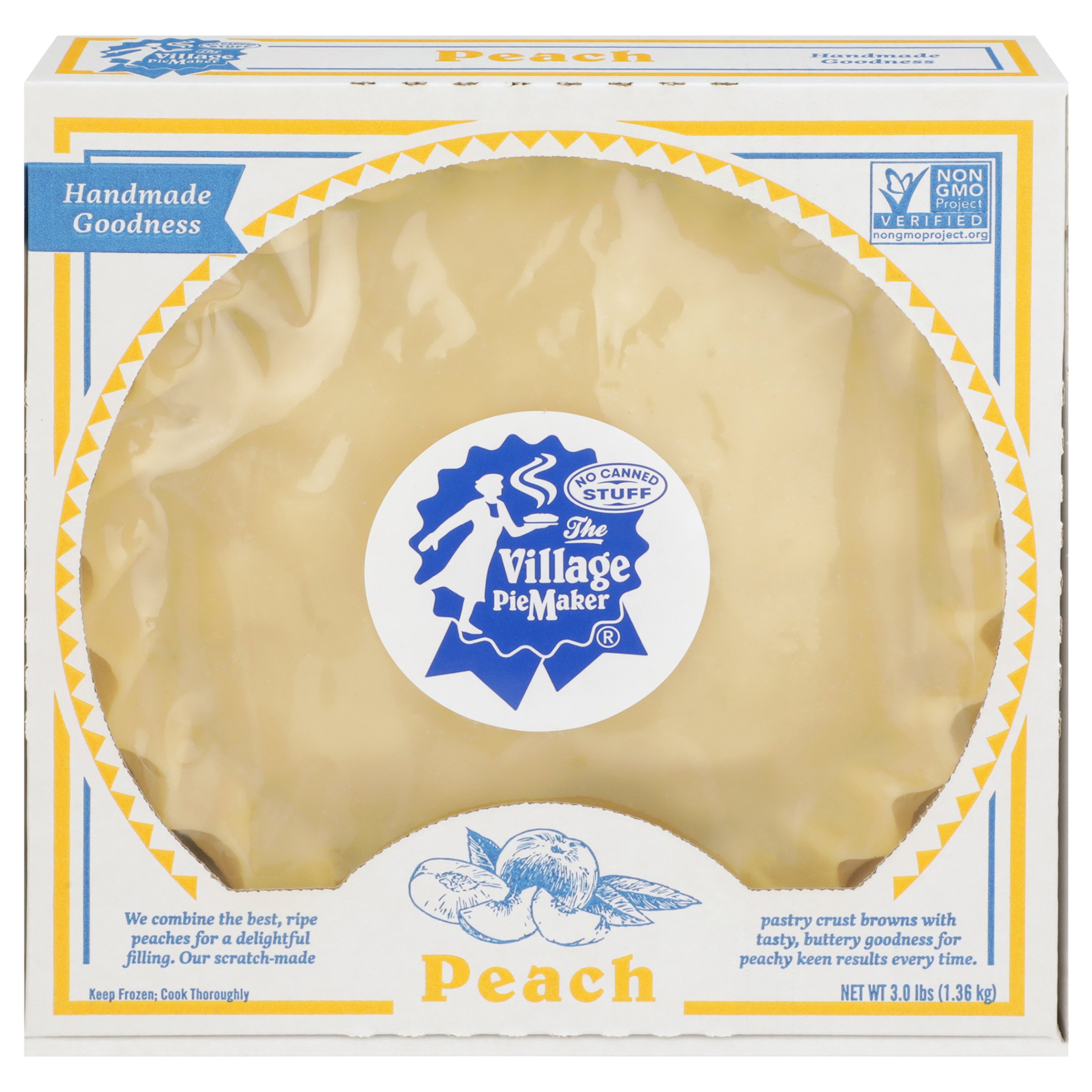 The Village PieMaker Frozen Peach Pie - Shop Desserts & pastries at H-E-B