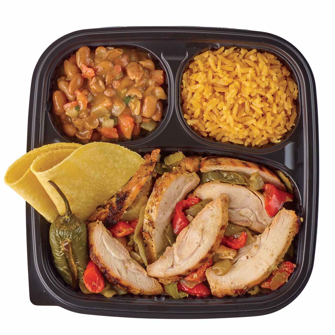 Flaming Bird Chicken Fajita Plate (Sold Cold) - Shop Entrees & sides at ...
