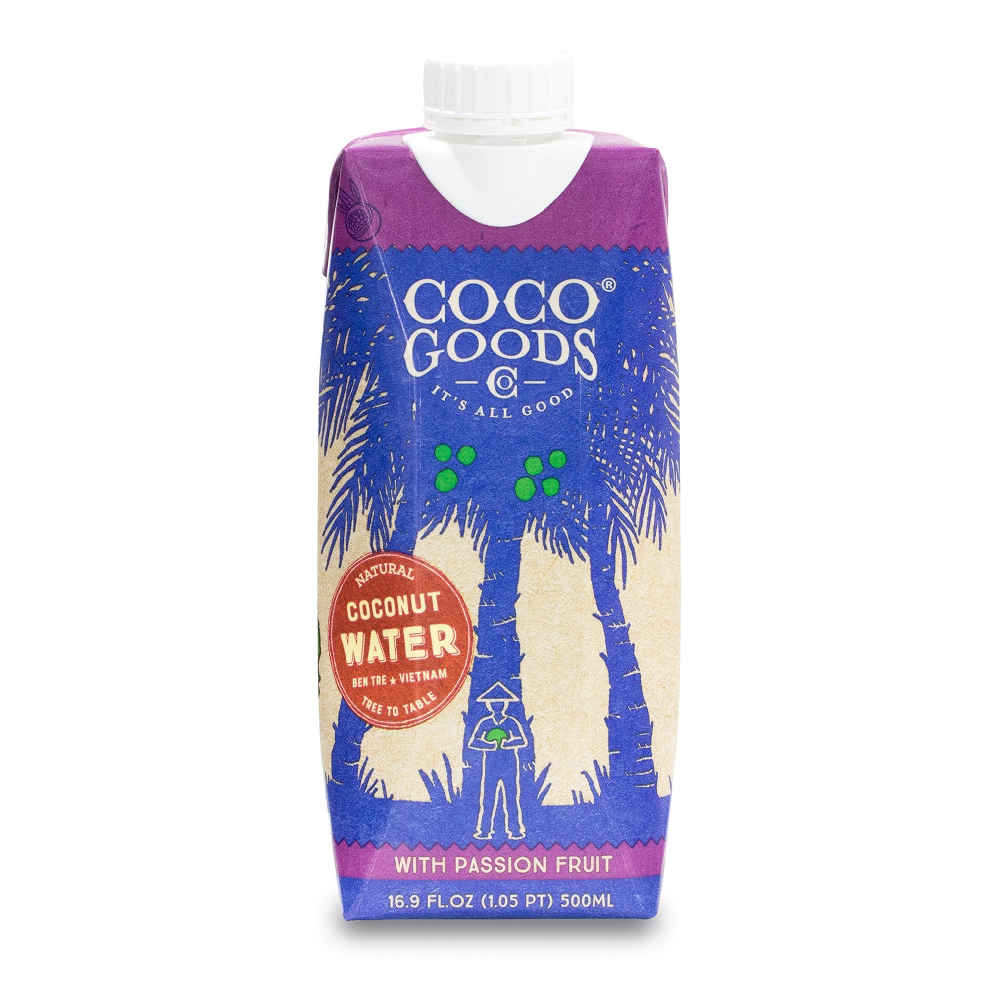 Coco Goods Coconut Water with Passionfruit - Shop Coconut water at H-E-B