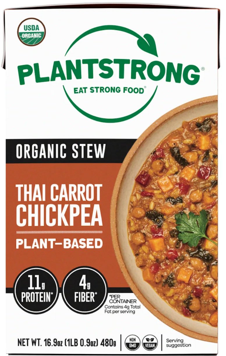 Plantstrong Plant-Based Thai Carrot Chickpea Stew - Shop Soups & chili ...