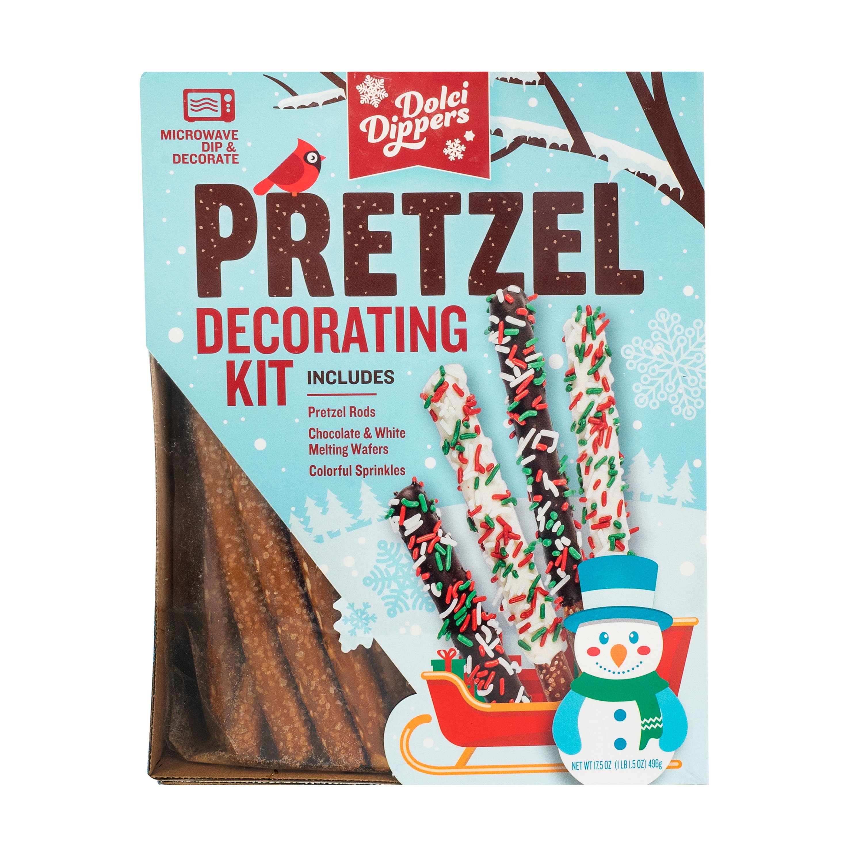 Dolci Dippers Winter Holiday Pretzel Decorating Kit - Shop Chips at H-E-B