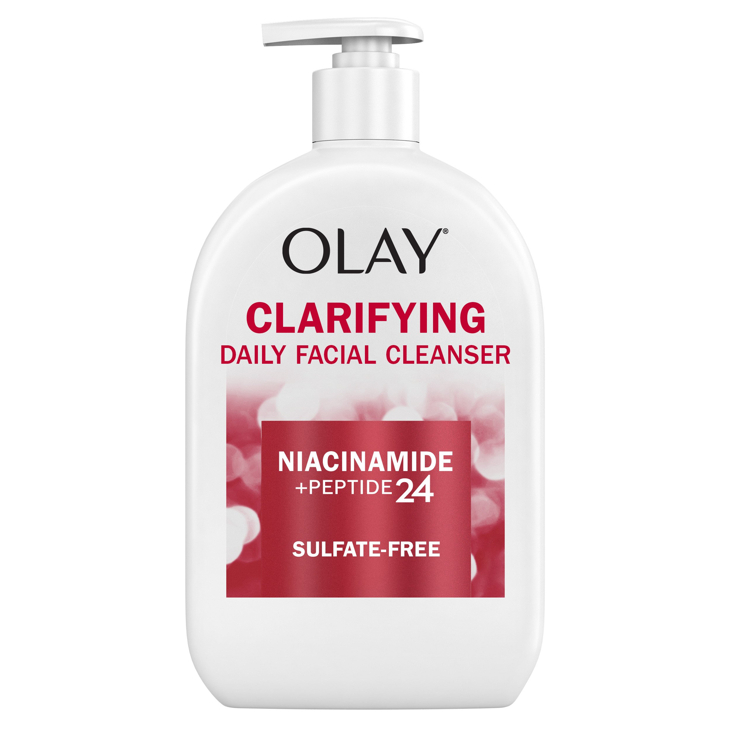 Olay Niacinamide + Peptide 24 Clarifying Daily Facial Cleanser - Shop ...
