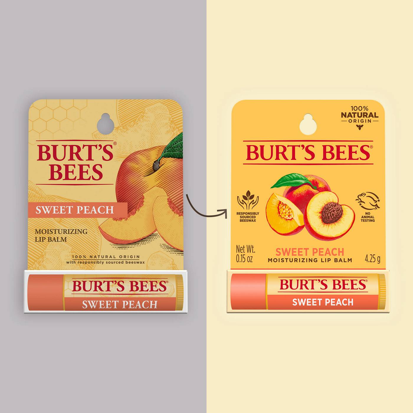 Burt's Bees Moisturizing Lip Balm Sweet Peach - Shop Lip balm ...