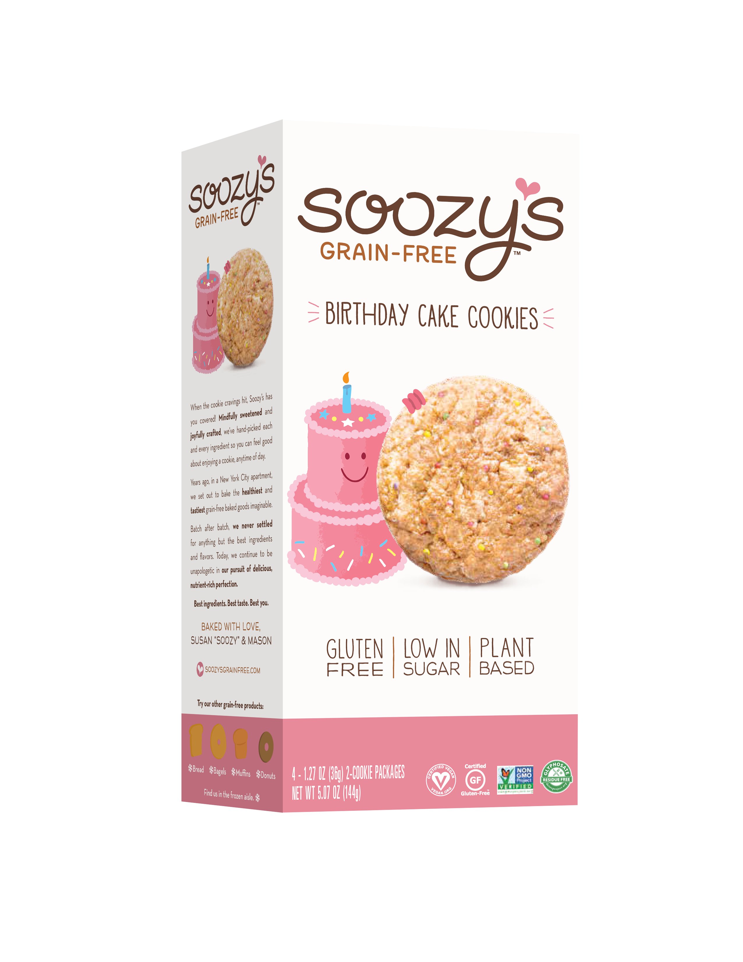 Soozy's Grain-Free Birthday Cake Cookies - Shop Cookies at H-E-B