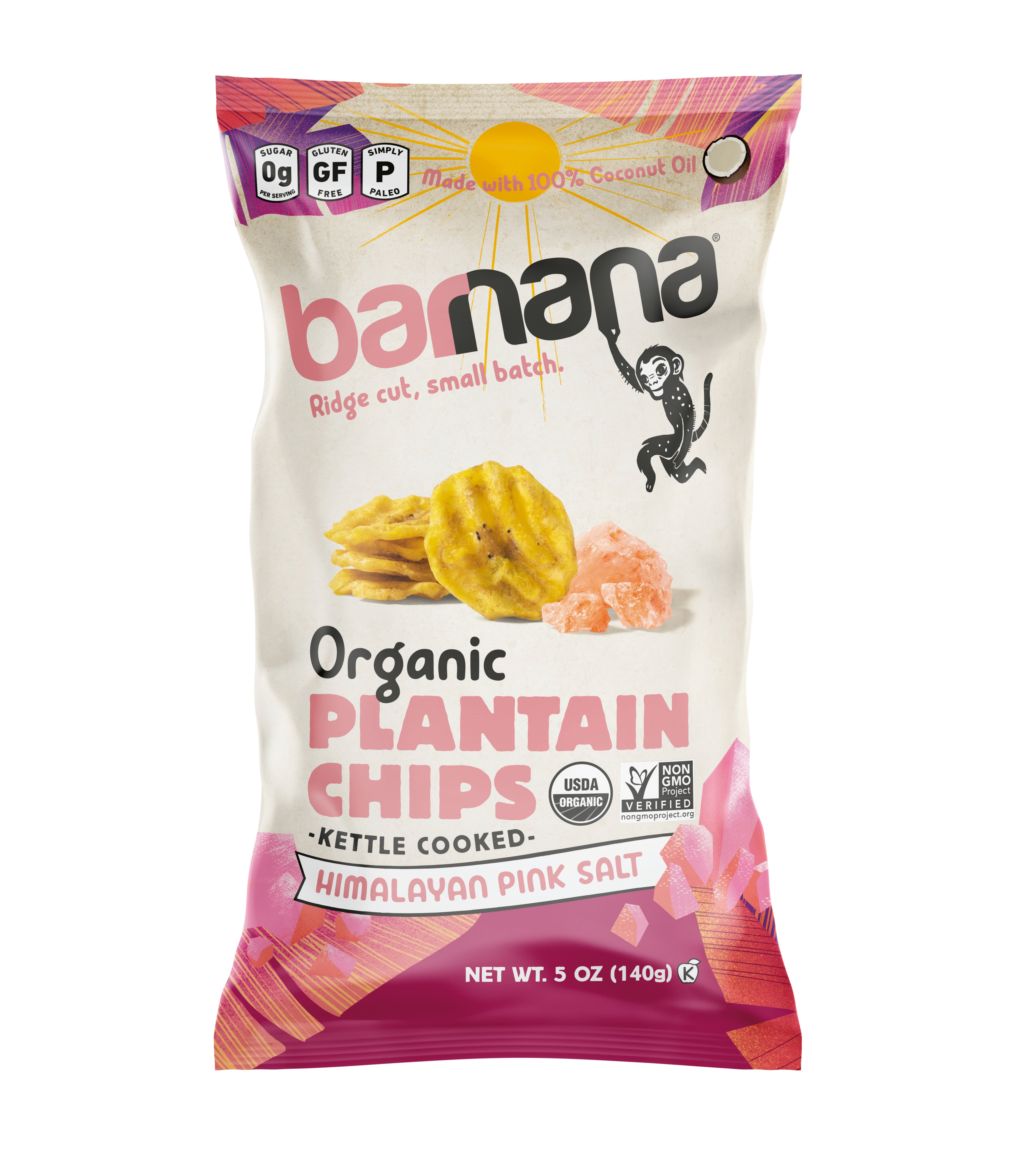 Barnana Himalayan Pink Salt Organic Plantain Chips - Shop Chips at H-E-B