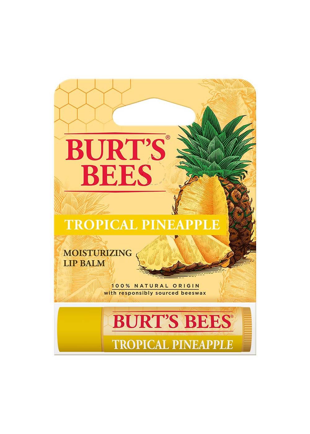 Burt's Bees Moisturizing Lip Balm Tropical Pineapple - Shop Lip balm ...
