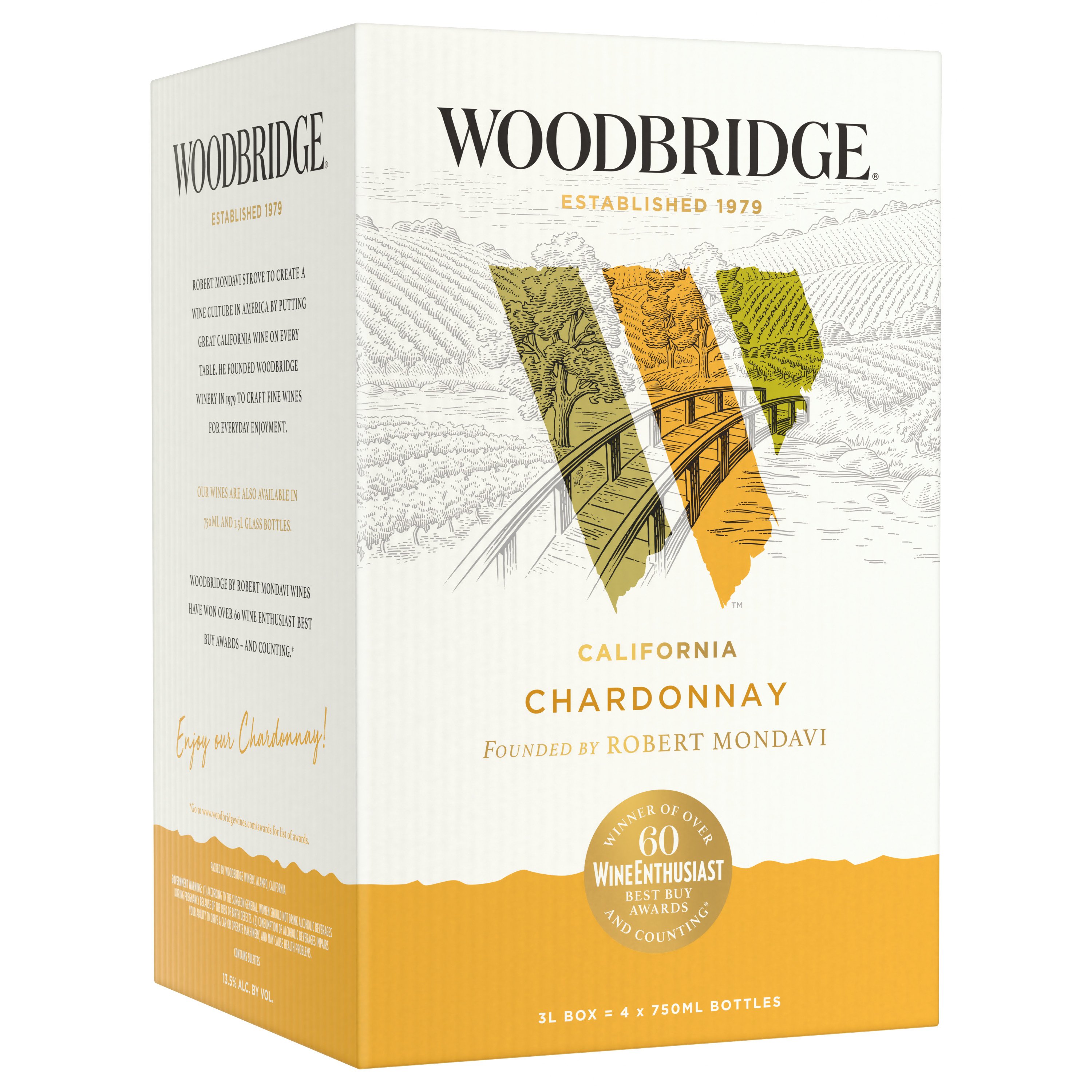 Woodbridge Chardonnay White Wine 3 L Box - Shop Wine at H-E-B