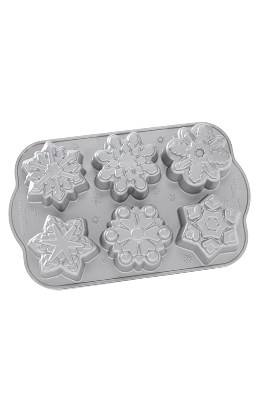 Nordic Ware 6 Cavity Frozen Snowflake Cakelet Pan - Shop Pans & Dishes ...