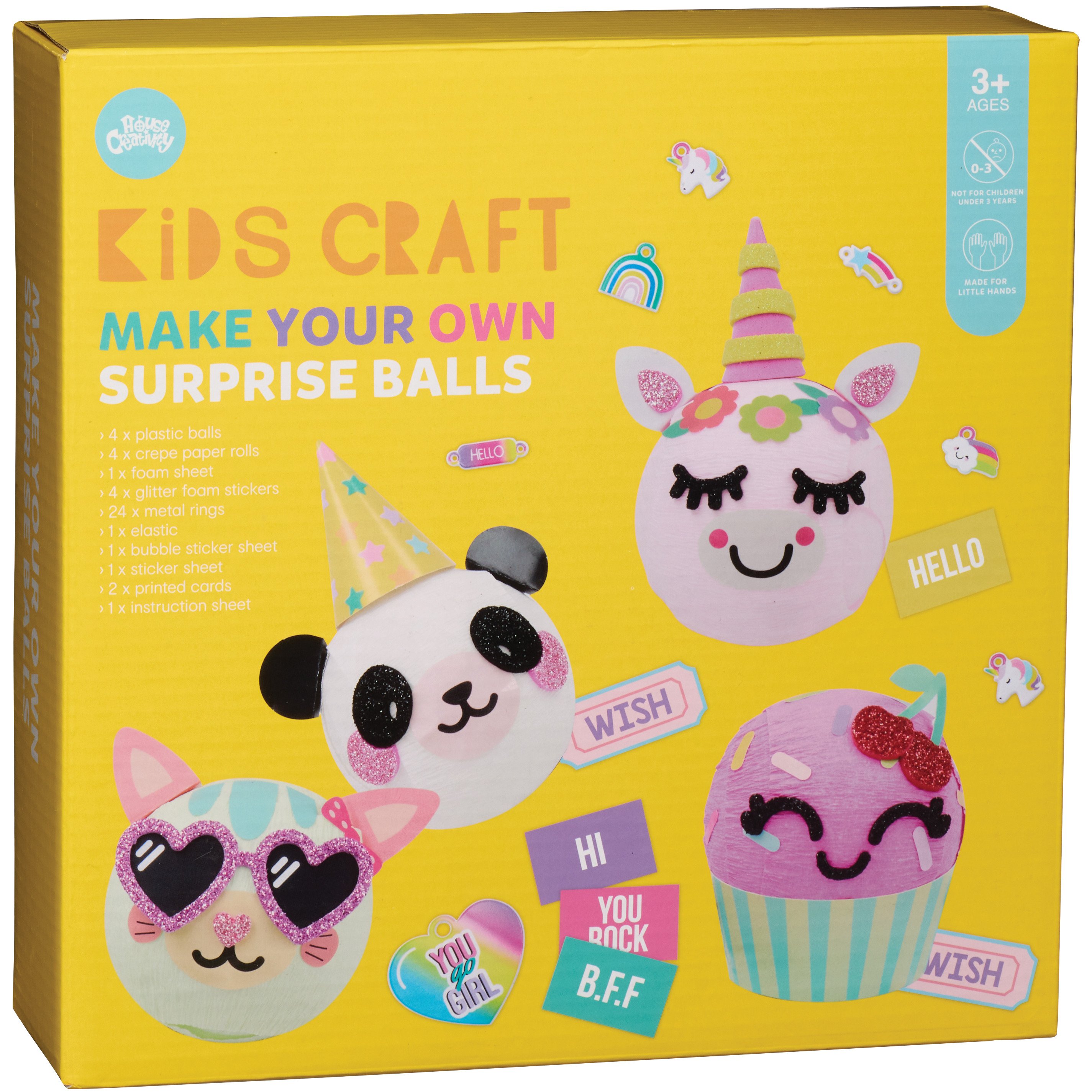 House Creativity Kids Craft Make Your Own Surprise Balls Kit - Shop ...