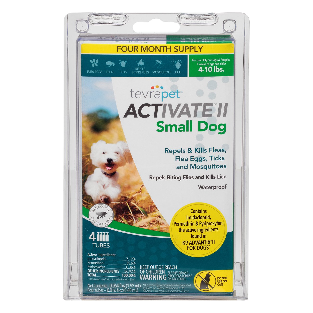 Tevra Pet Activate II for Small Dogs 4-10 lbs - Shop Dogs at H-E-B
