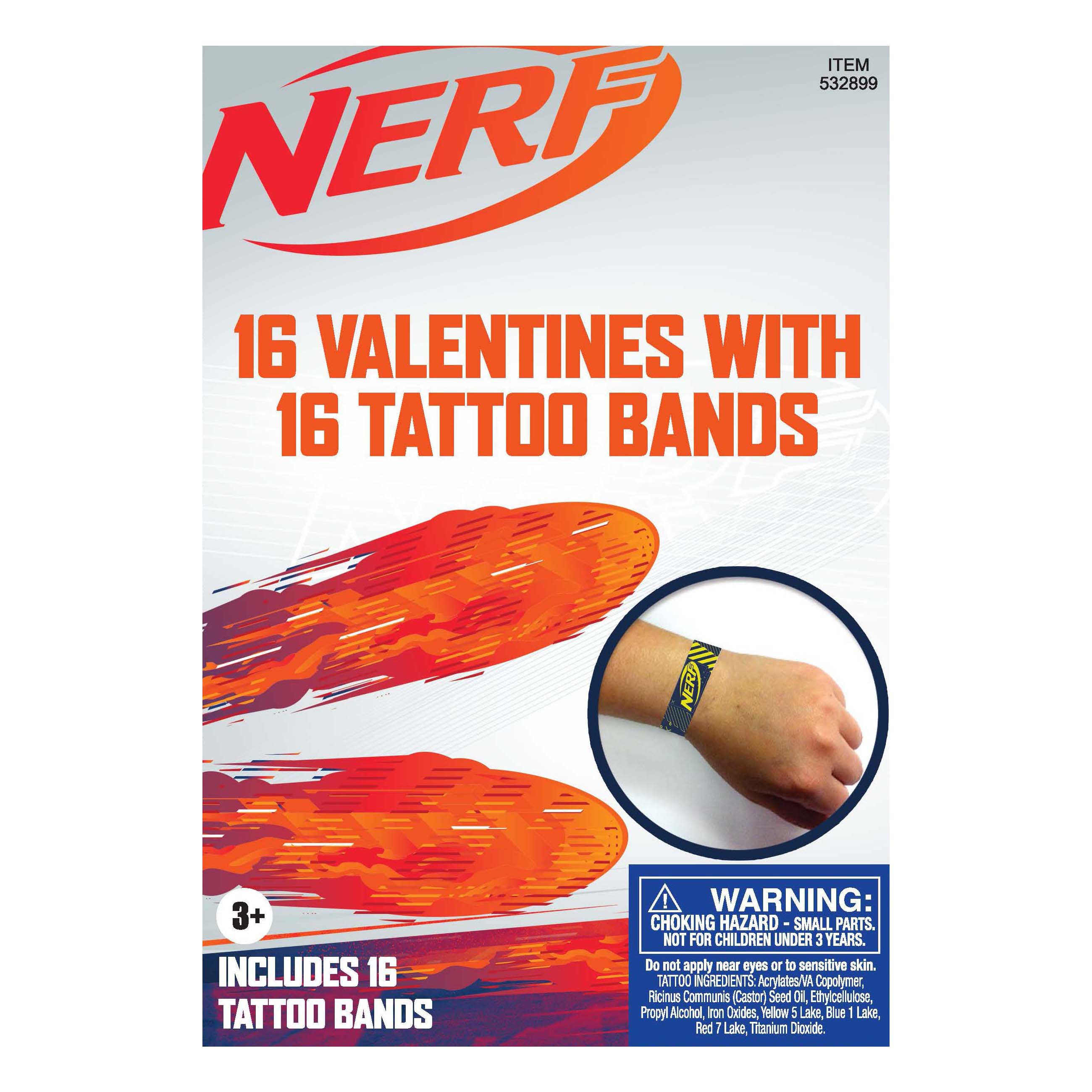 Paper Magic Nerf Valentine Tattoo Bands - Shop Kits at H-E-B
