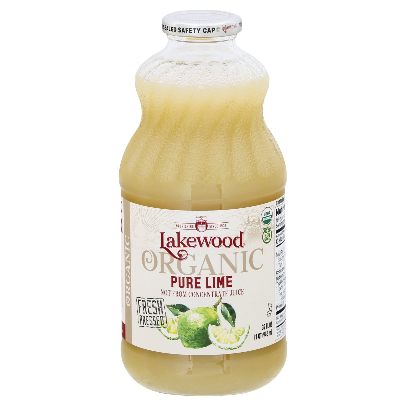Lakewood Organic Pure Lime Juice - Shop Juice at H-E-B
