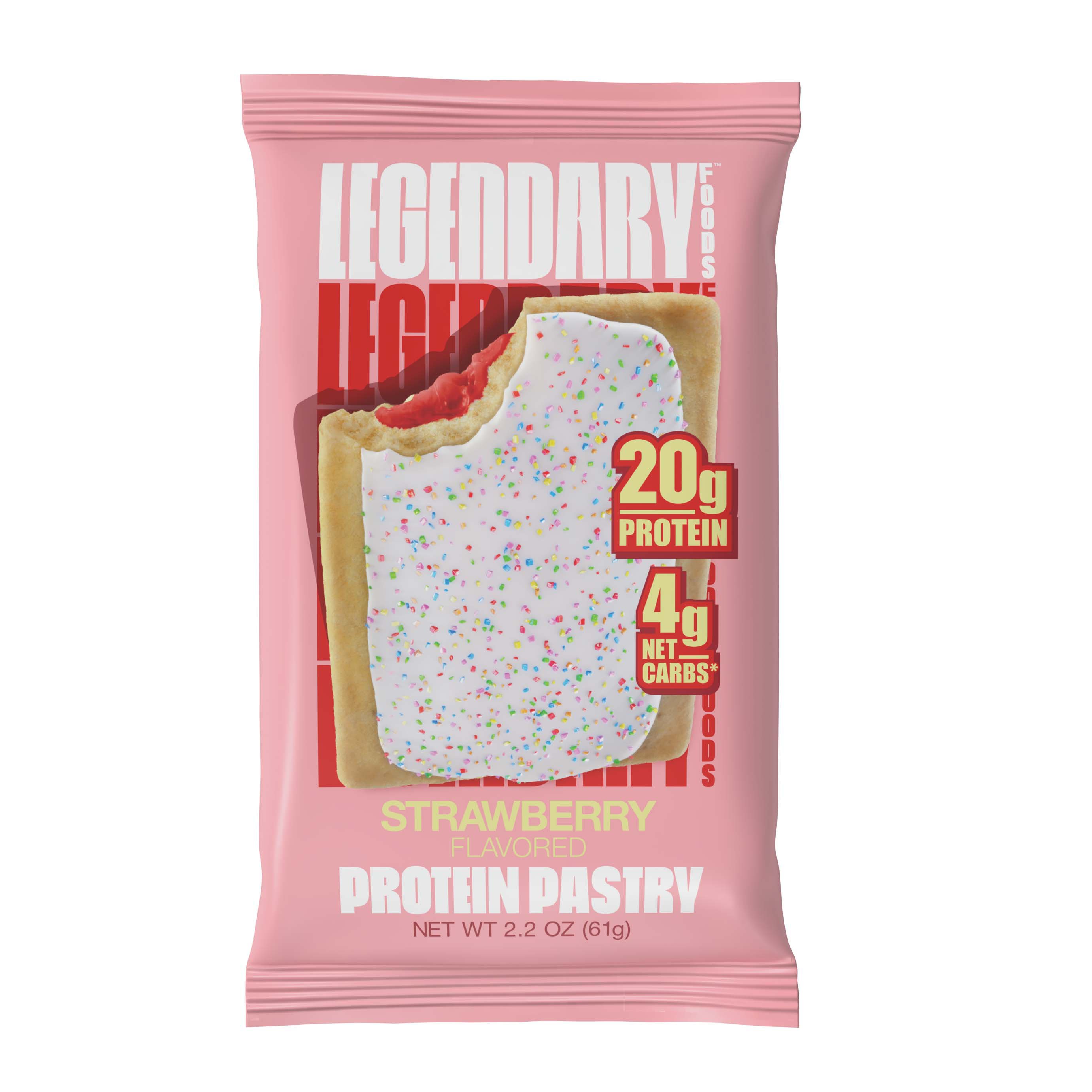 Legendary Foods 20g Protein Tasty Pastry - Strawberry - Shop Granola ...