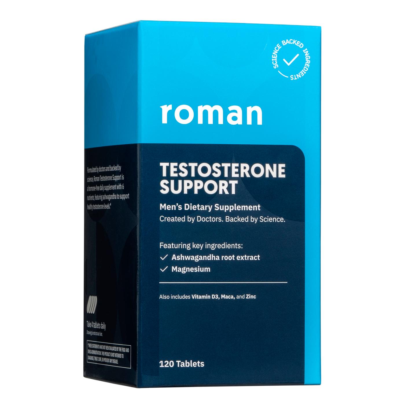 Roman Testosterone Support Supplement for Men - 30 Day - Shop Diet ...