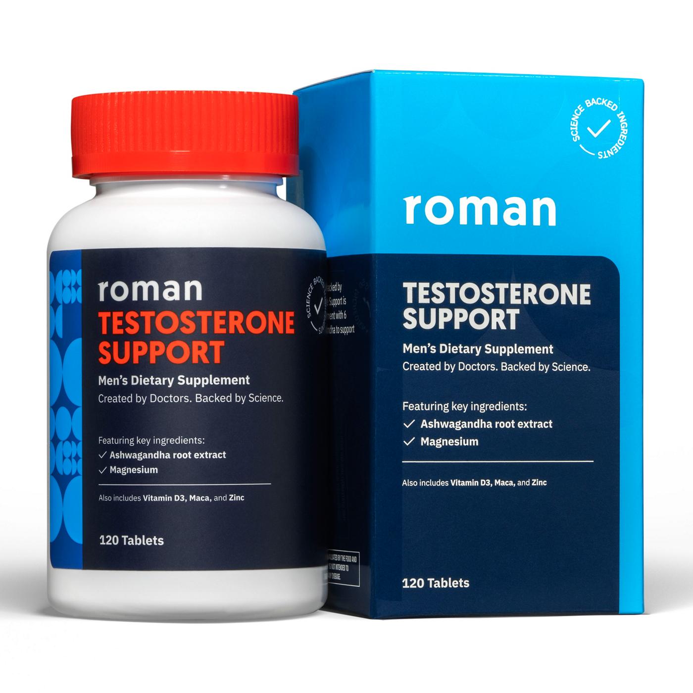 Roman Testosterone Support Supplement for Men - 30 Day - Shop Diet ...