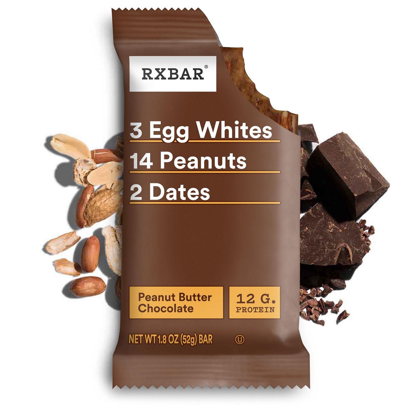 RXBAR Peanut Butter Chocolate Protein Bars, 9.1 oz - Shop Granola ...