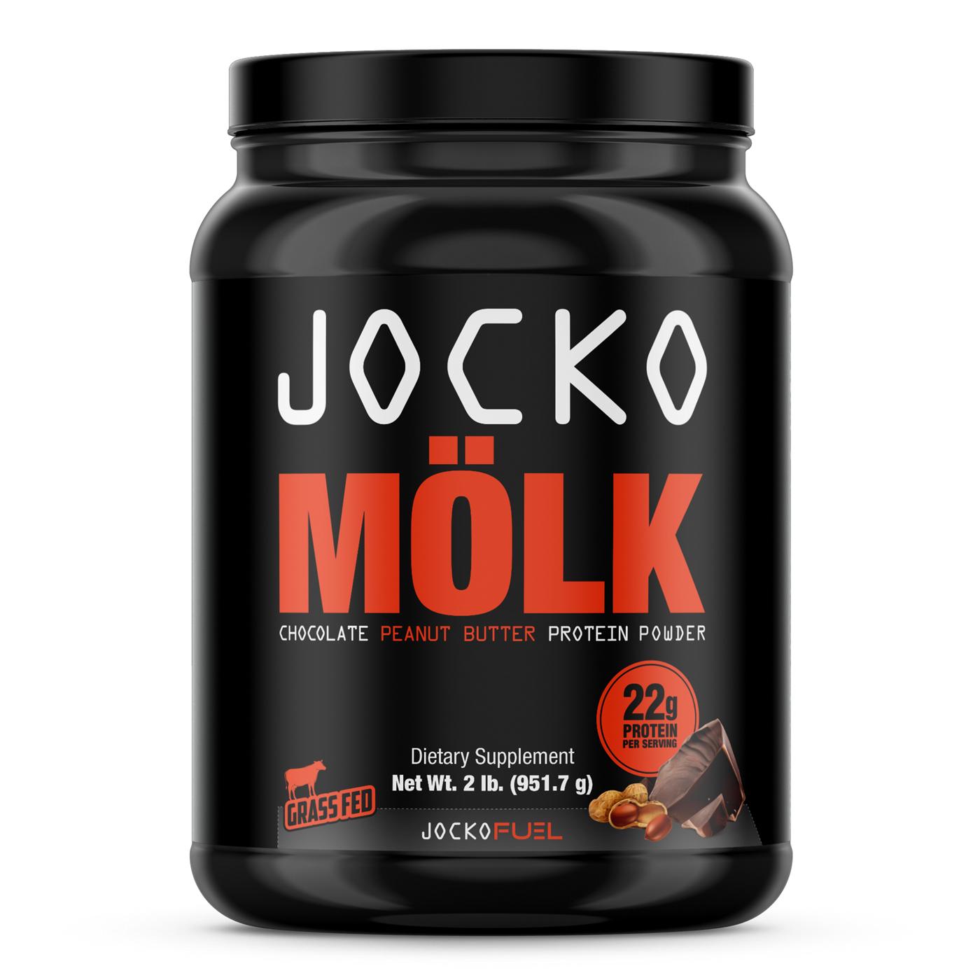 Jocko Mölk 22g Protein Powder - Chocolate Peanut Butter - Shop Diet ...