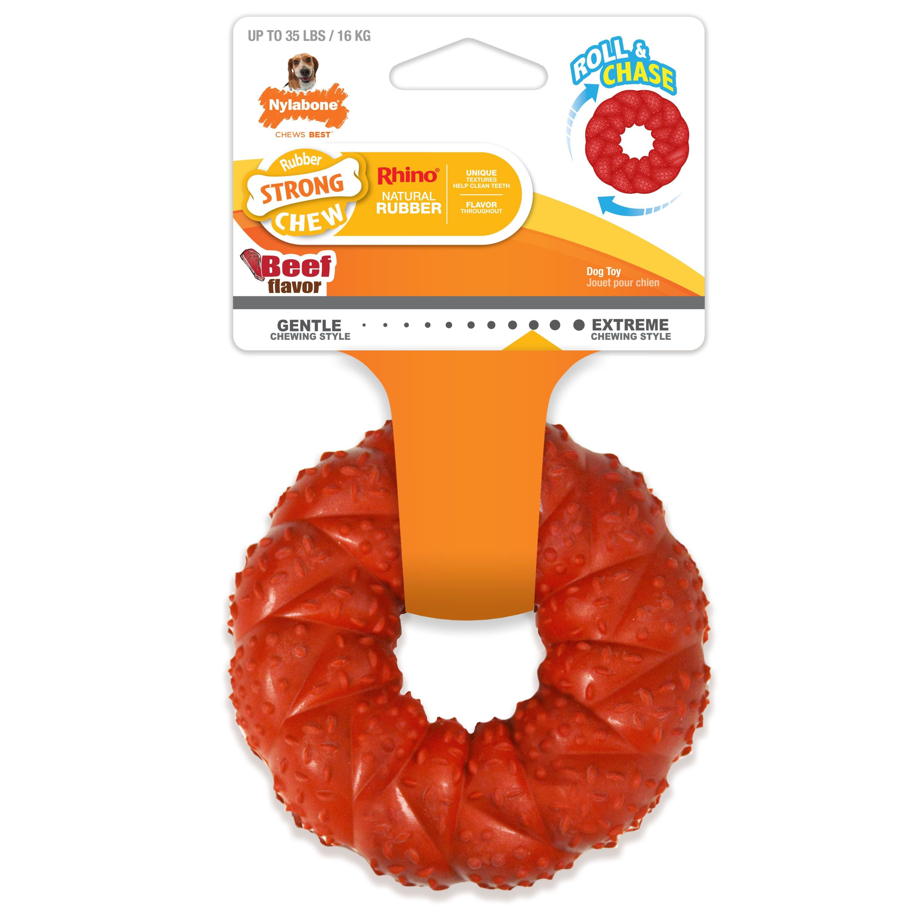 Nylabone Beef Flavor Braided Ring Dog Chew Toy - Shop Chew toys at H-E-B