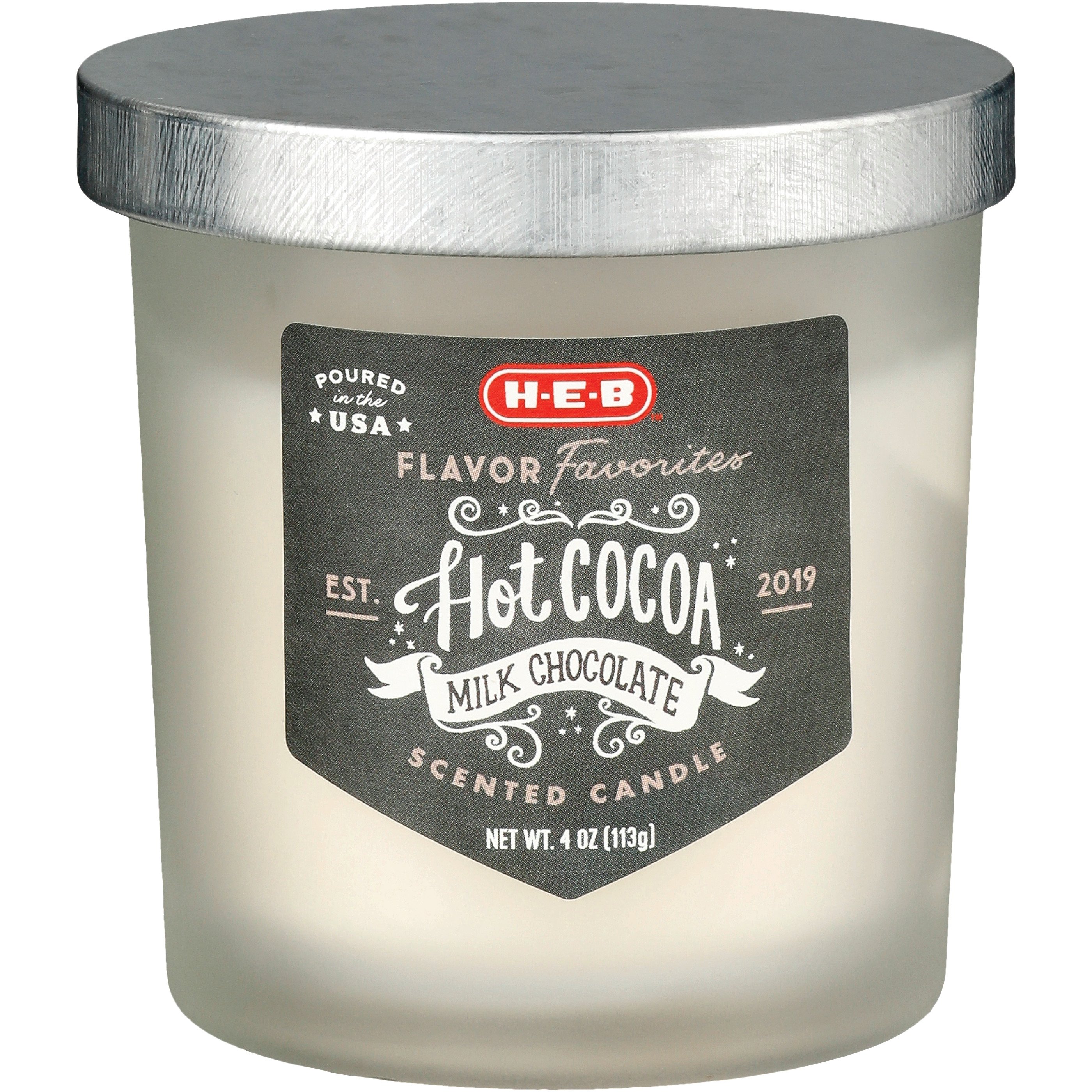 H-E-B Flavor Favorites Milk Chocolate Hot Cocoa Scented Candle - Shop ...
