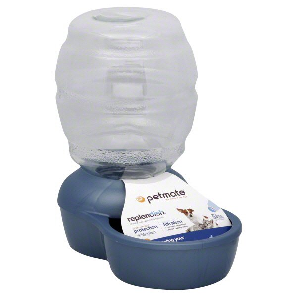 Petmate Replendish 1 Gallon Blue Waterer - Shop Bowls & automatic ...
