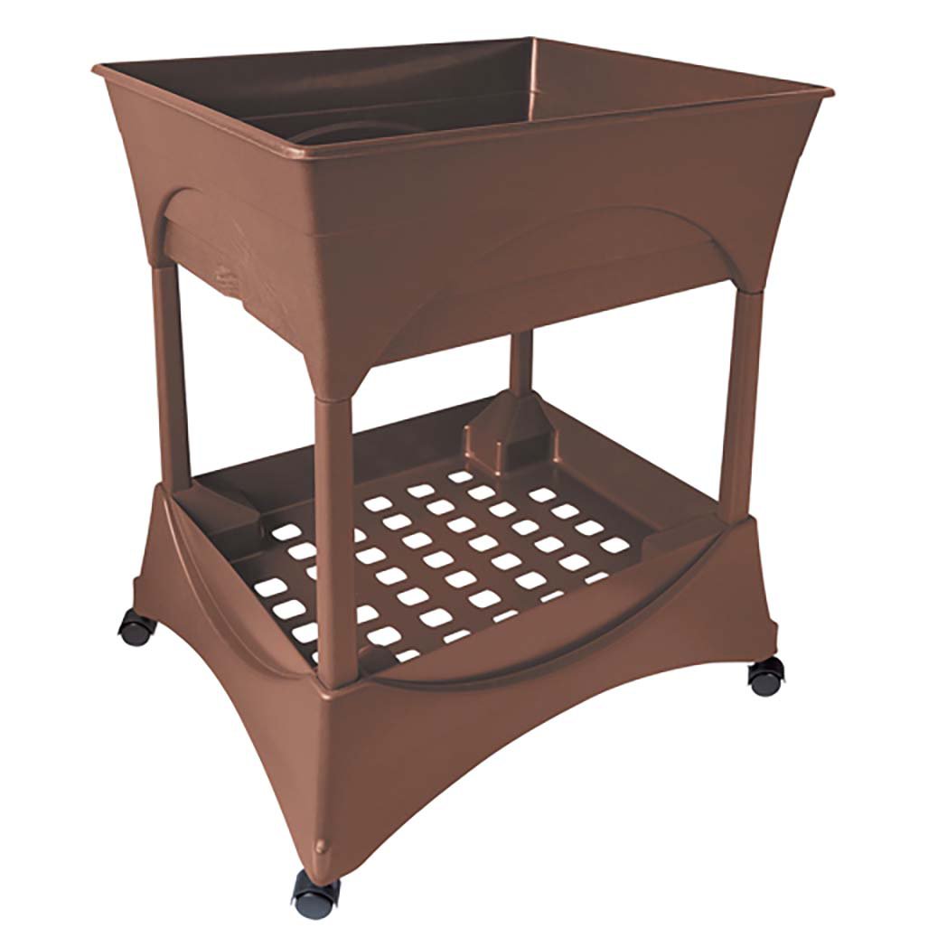 Easy Pickers Brown Raised Grow Box with Stand - Shop Pots & planters at ...