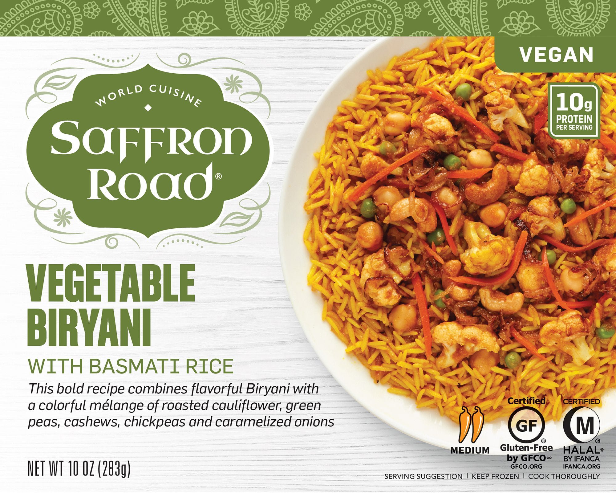 Saffron Road Vegetable Biryani Frozen Meal - Shop Entrees & sides at H-E-B