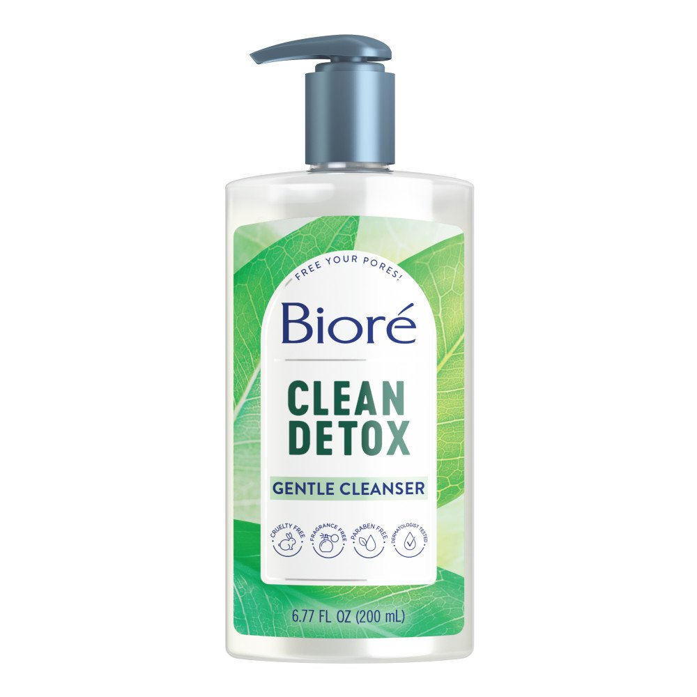 Bioré Clean Detox Gentle Cleanser - Shop Facial cleansers & scrubs at H-E-B