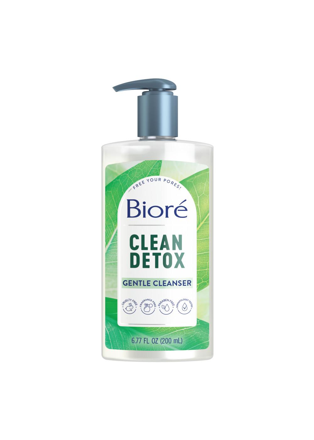Bioré Clean Detox Gentle Cleanser - Shop Facial cleansers & scrubs at H-E-B