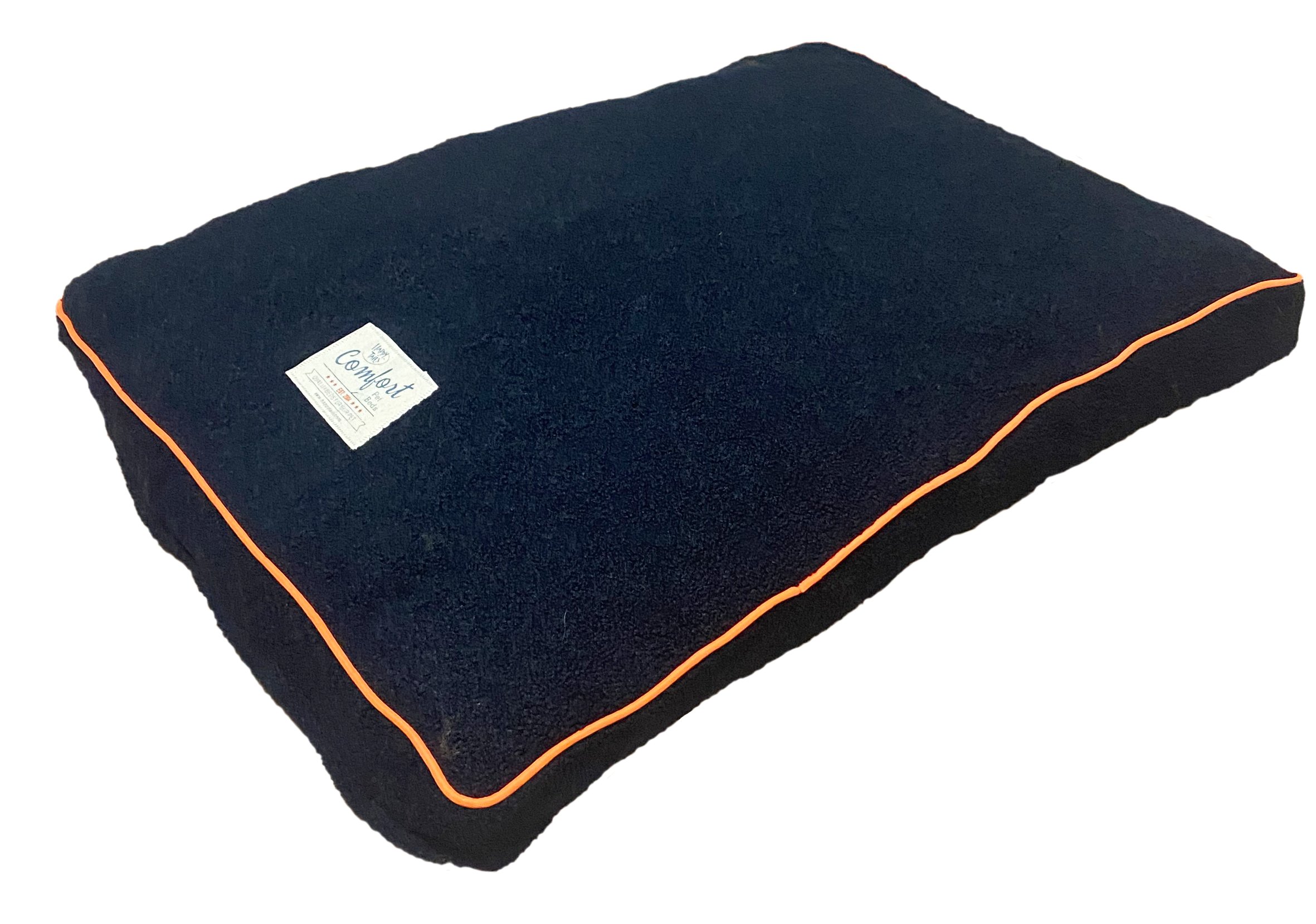 Happy Tails Teddy Fur Comfort Pet Bed - Navy - Shop Beds at H-E-B