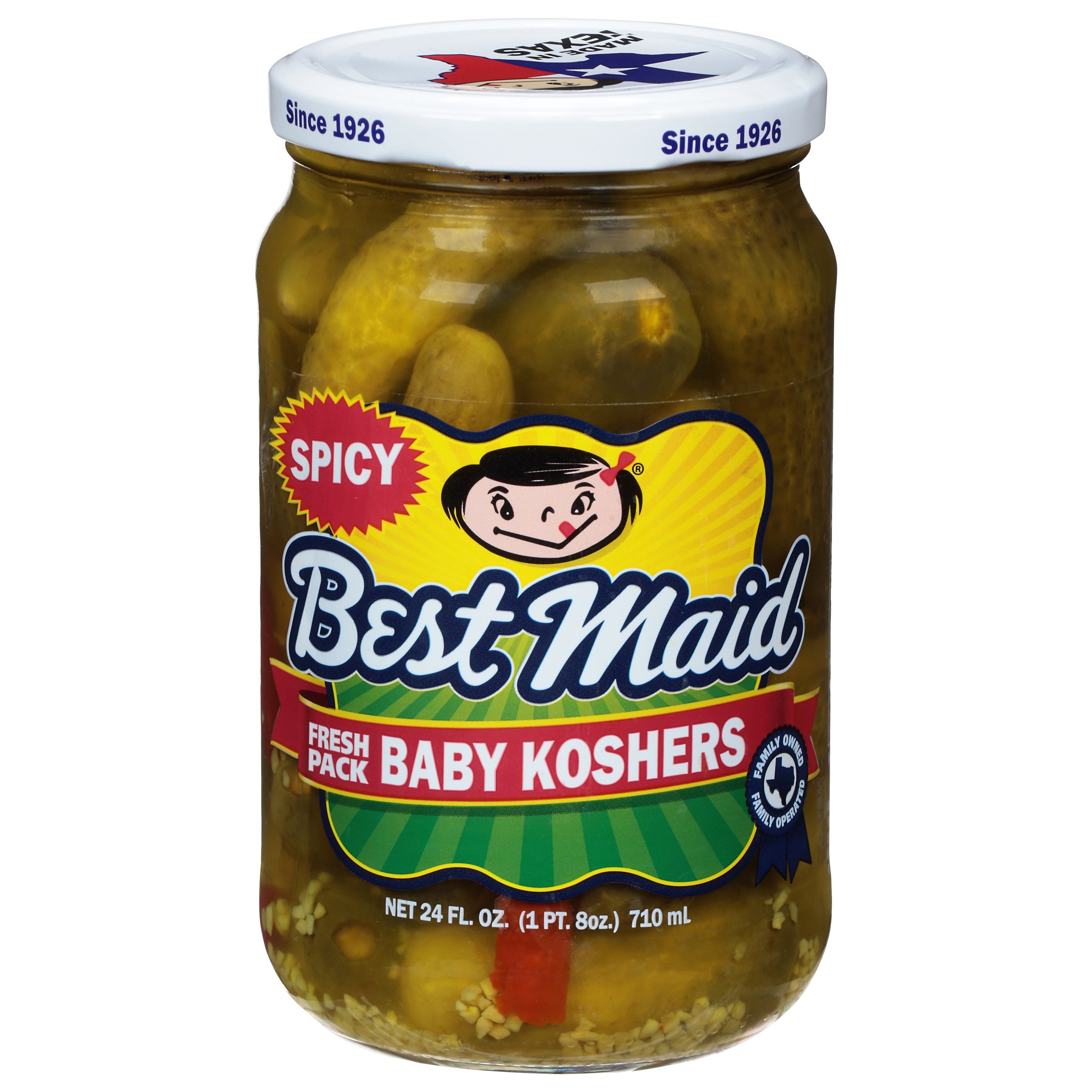 Best Maid Baby Koshers Spicy Pickles Fresh Pack - Shop Pickles ...