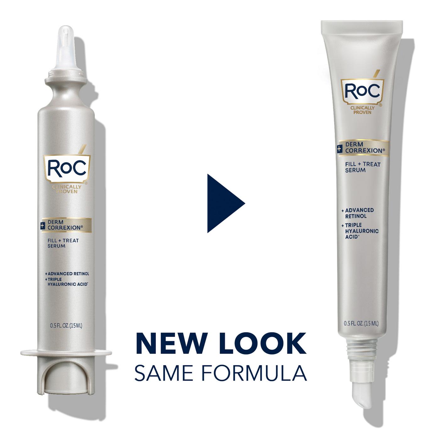 RoC Derm Correxion Advanced Retinol + Triple Hyaluronic Acid Serum ...