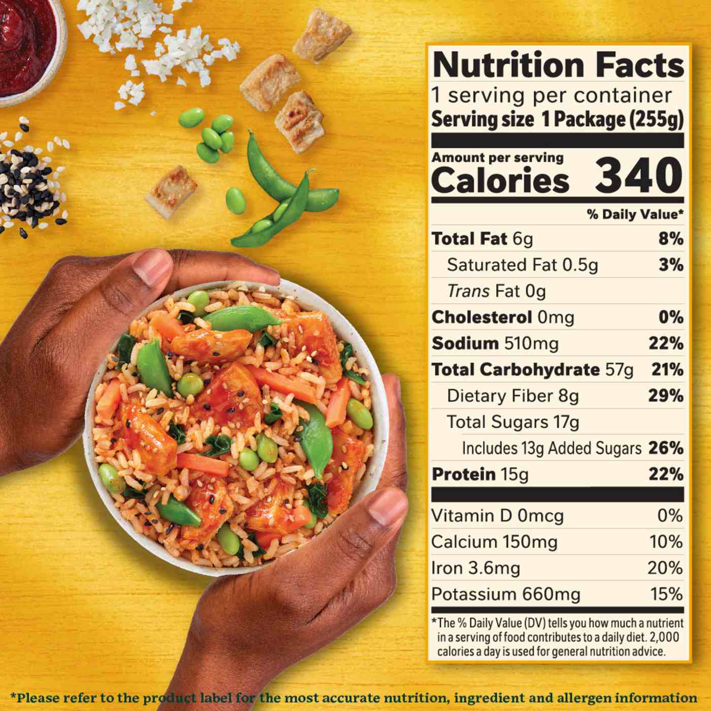 Sweet Earth Korean BBQ-Style Chik'n Frozen Meal - Shop Entrees & sides ...