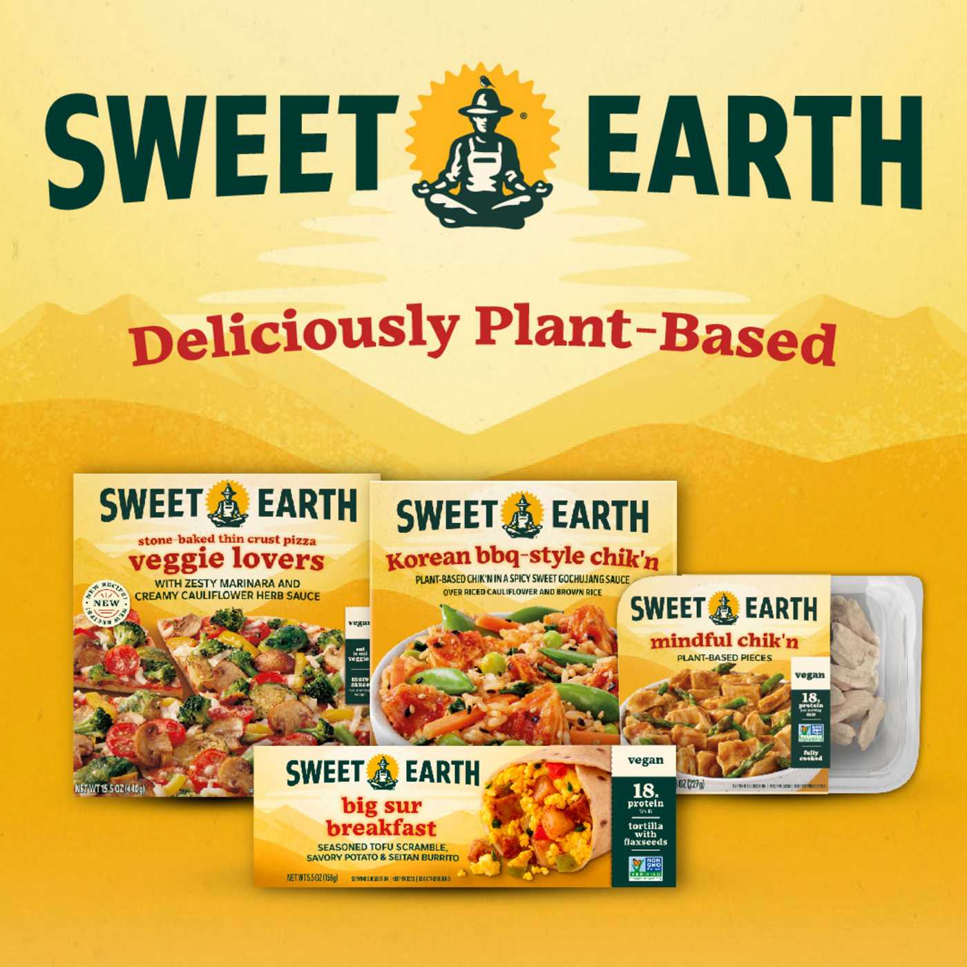 Sweet Earth Korean BBQ-Style Chik'n Frozen Meal - Shop Entrees & sides ...