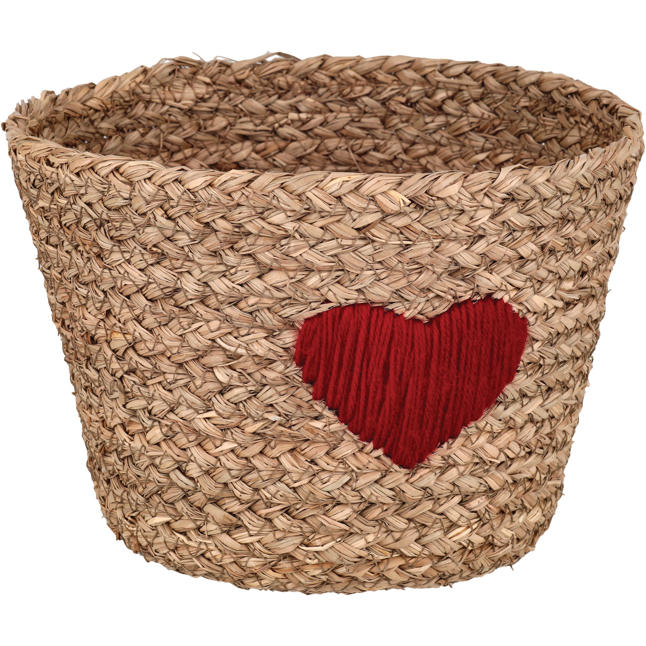 Destination Holiday Valentine's Day Seagrass Basket - Shop Storage bins ...